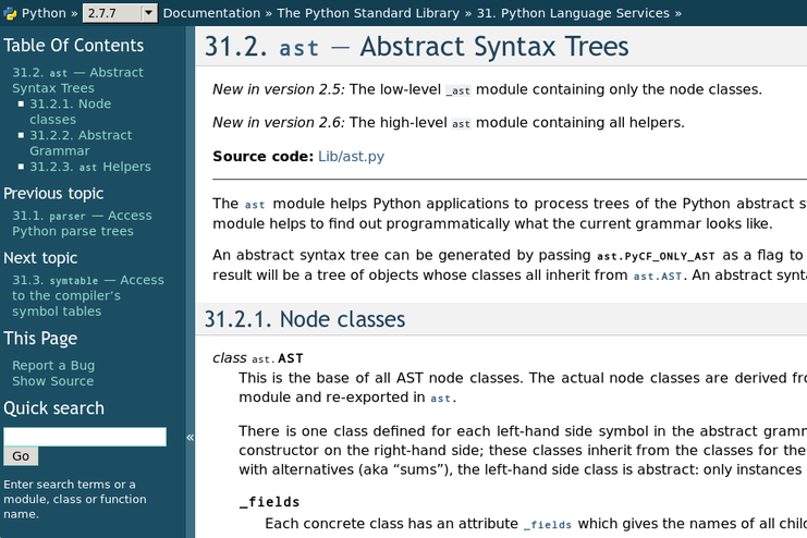 RedBaron a bottom up approach to refactoring in python